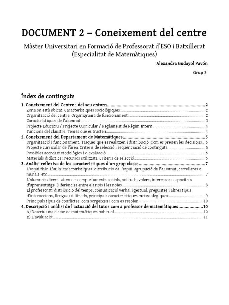 Gudayol - Alexandra. DOC2 Practicum | PDF