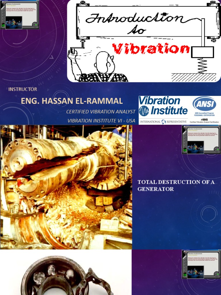 Vibration Introduction Course | PDF | Root Mean Square | Oscillation