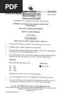 Paper 1 Family and Resource Management | PDF