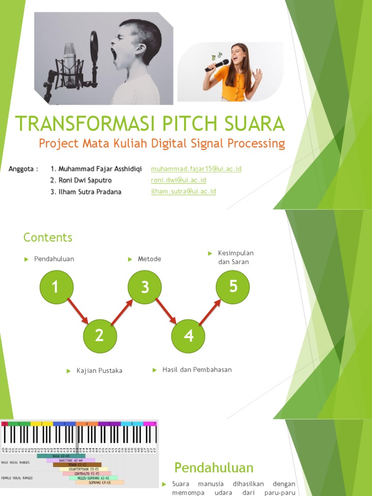Transformasi Pitch Suara DSP | PDF