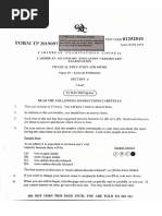 2023 June CSEC PE Paper 2 (Ans2) | PDF | Self-Improvement | Lifestyle