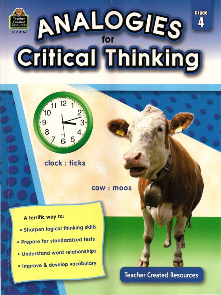 Analogies For Critical Thinking G4 | PDF | Reading Comprehension