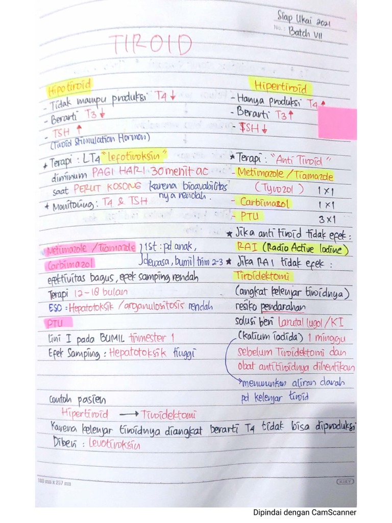 Catatan Tiroid - 221126 - 185123 | PDF