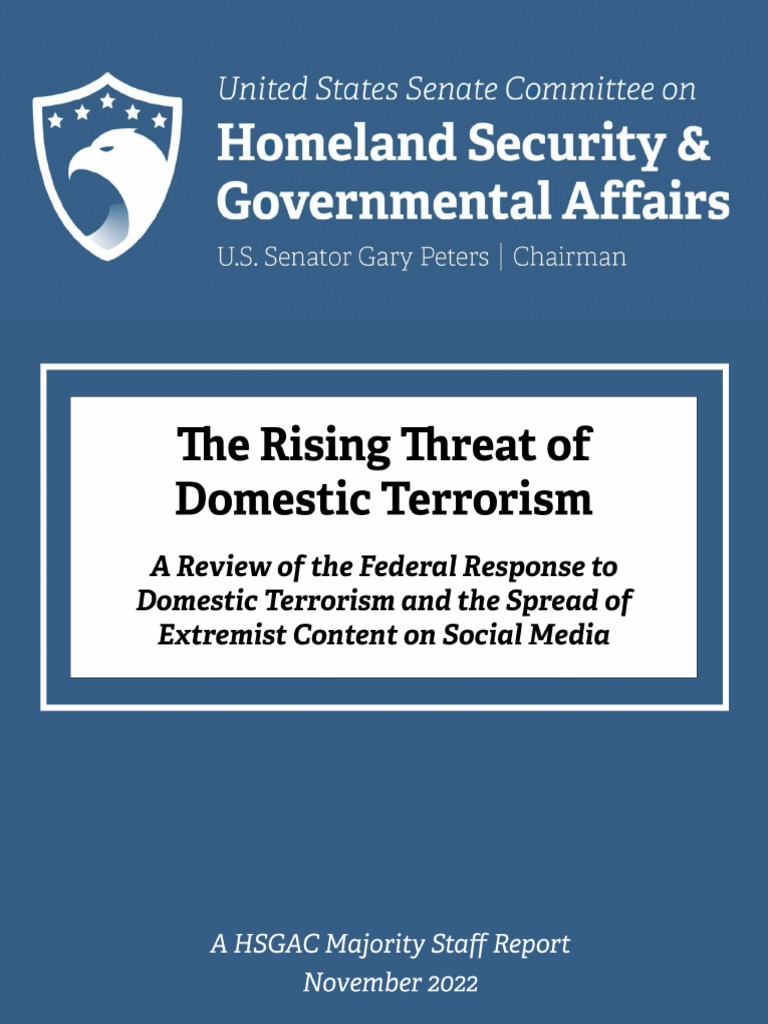 Domestic Terrorism & Federal Response | PDF | United States Department ...
