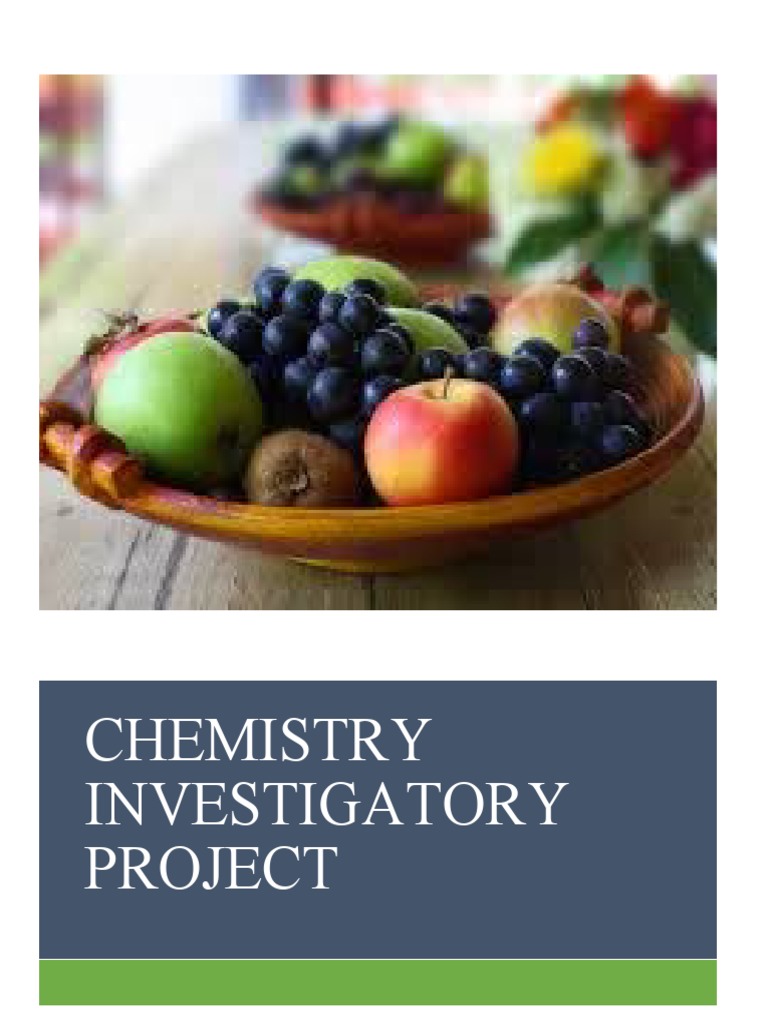 Chemistry Investigatory Project | PDF | Pesticide | Insecticide