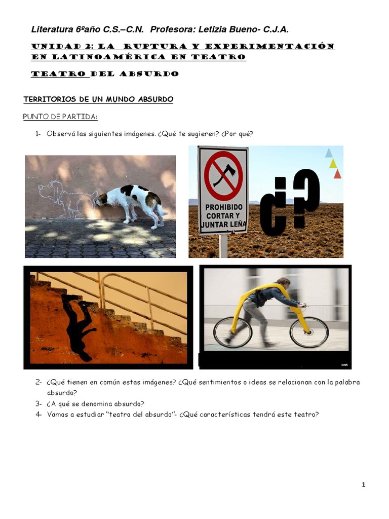 Guia - Territorios de Un Mundo Absurdo | PDF