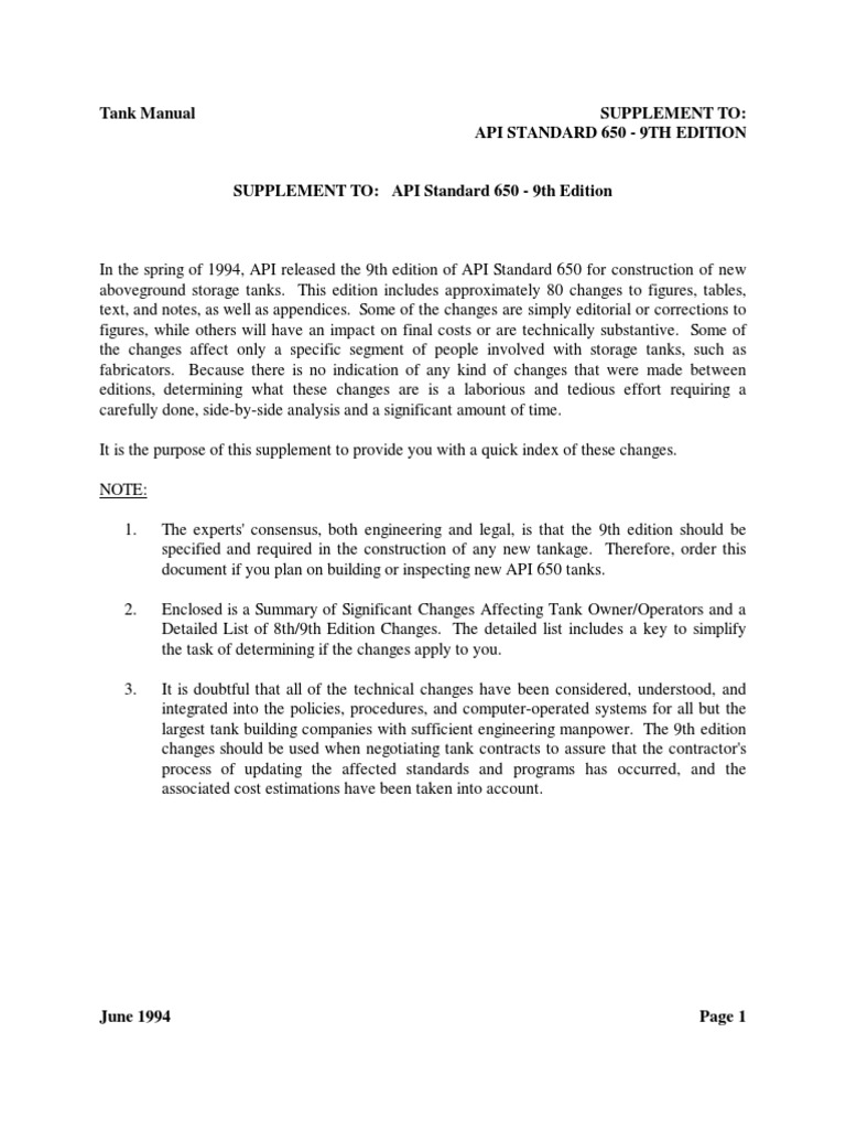 Api 650 | PDF | Welding | Construction