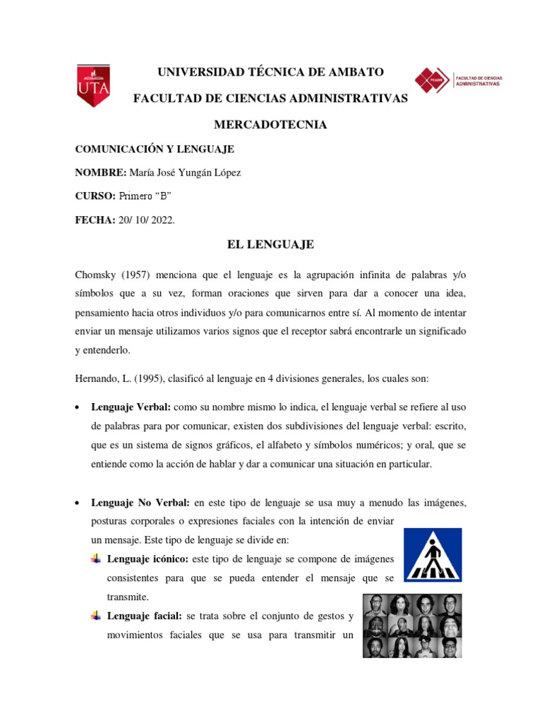 Comunicacion Y Lenguaje Lenguaje Pdf Comunicación Lingüística