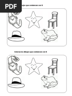 Escribe La Silaba Con La Que Comienza Cada Dibujo | PDF