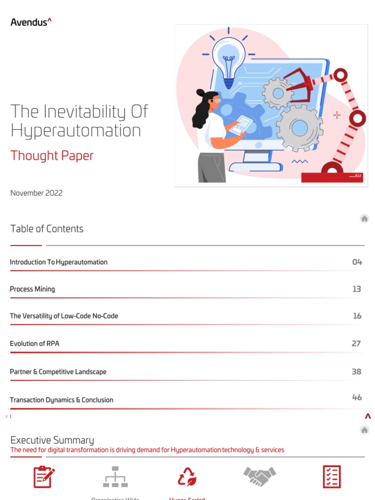 The Inevitability of Hyperautomation | PDF | Automation | Business Process Management