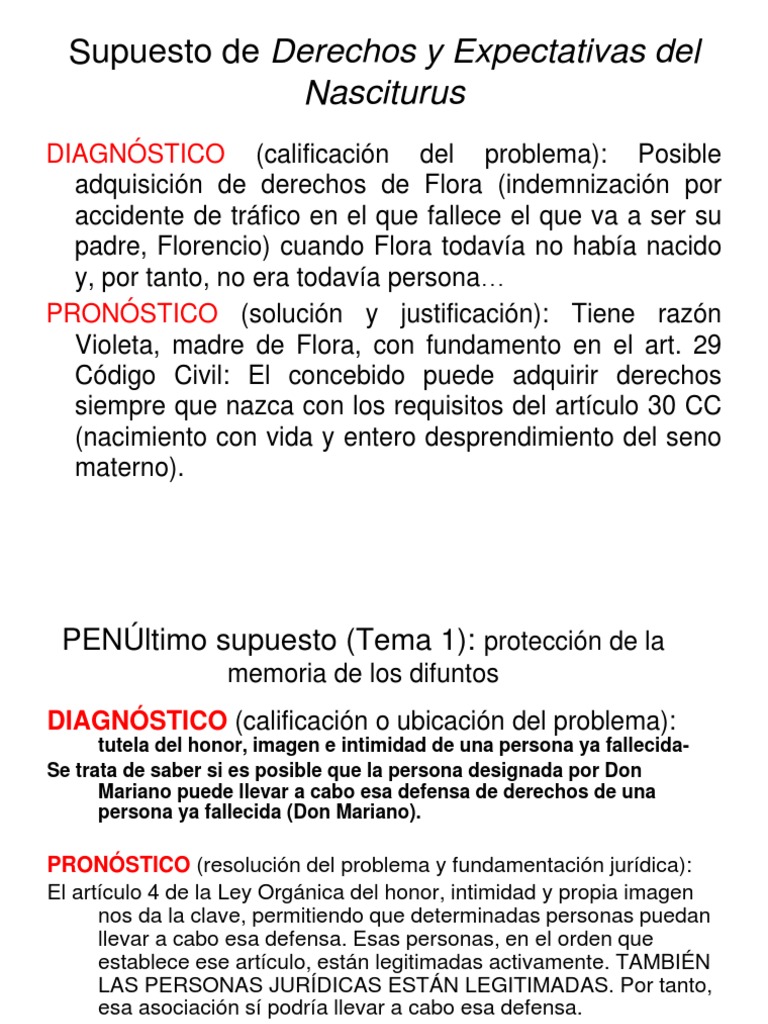 Derechos del Nasciturus y Protección de Imágenes | PDF | Justicia ...