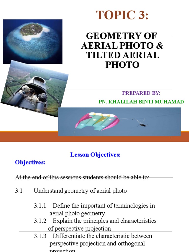 Topik 3 - Geometry of Aerial Photo | PDF | Rotation | Camera