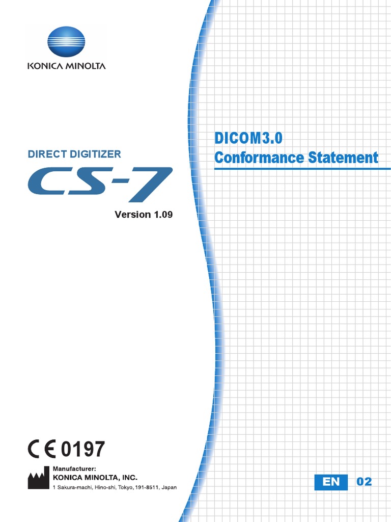 CS7 Dicom Conformance Statement A47FEA01EN02 130828 Fix | PDF | Pixel ...