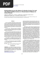 Motion Sensitivity Test | PDF | Vertigo | Clinical Medicine