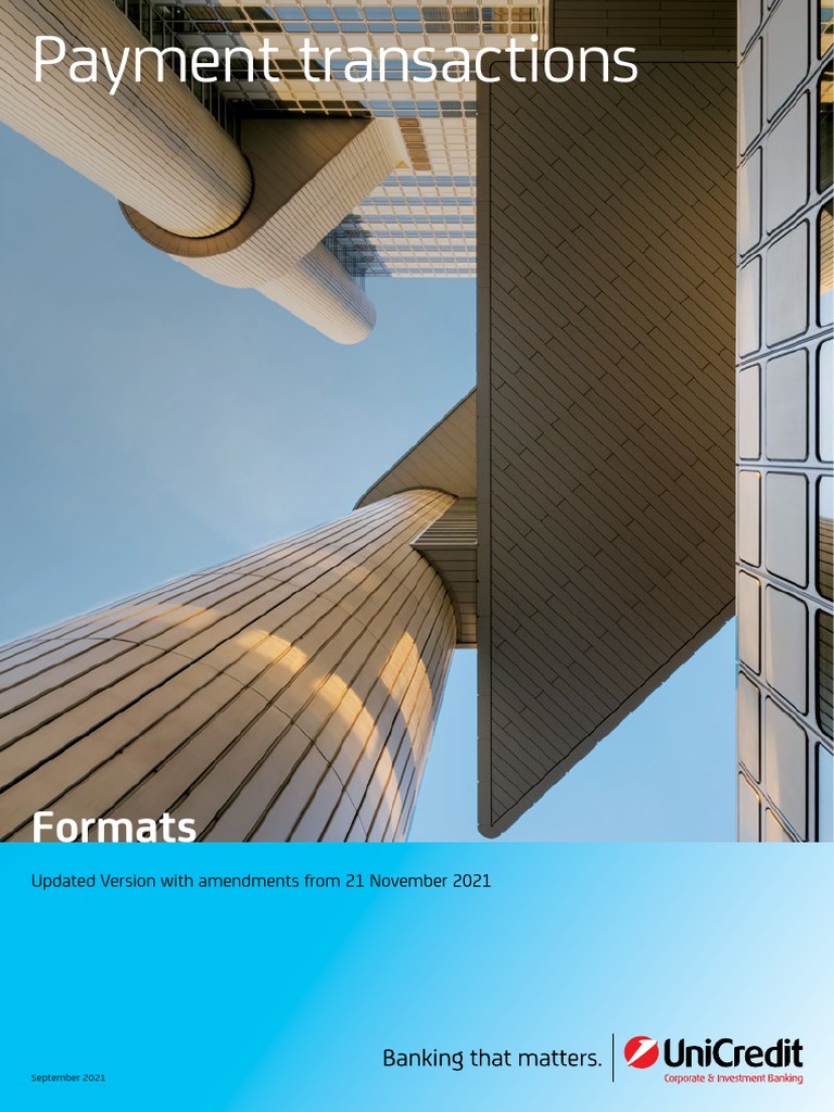 SEPA payment formats and ISO 20022 standards | PDF | Business | Money
