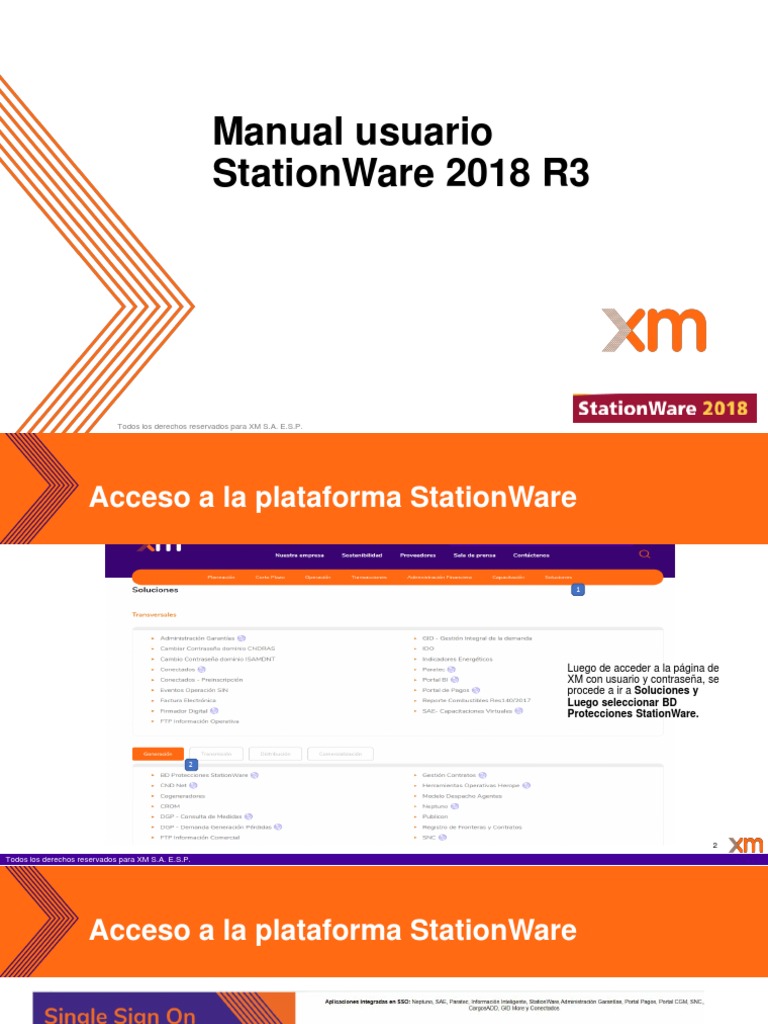 Manual de Uso StationWare 2018 R3 | PDF | Contraseña | Relé