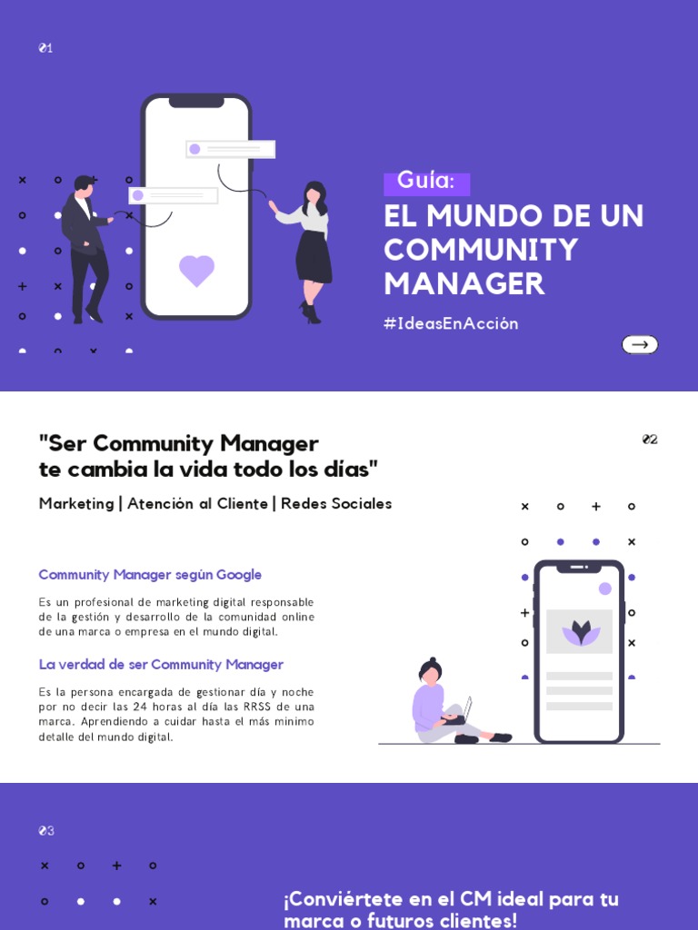 Guía Para Comenzar Tu Camino Como Community Manager Pdf Facebook