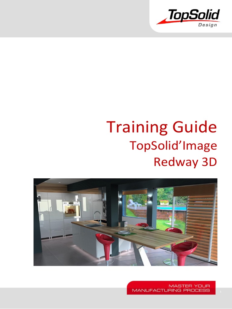 TopSolid TG Design Image Redway v6 16 Us | PDF | Reflection (Physics) | 3 D Computer Graphics