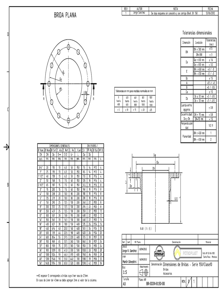 Bridas Prfv-bridas Clase 10 - Din _rev1 | PDF