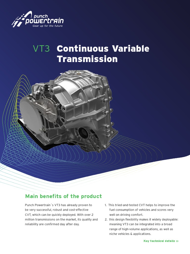 Tech Sheet VT3 | PDF | Clutch | Transport