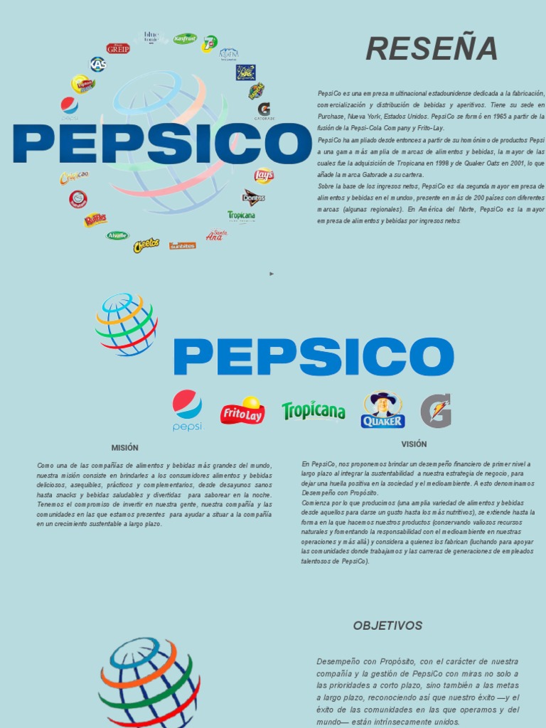 Perfil de PepsiCo: historia, líneas de negocio, misión y visión de la ...