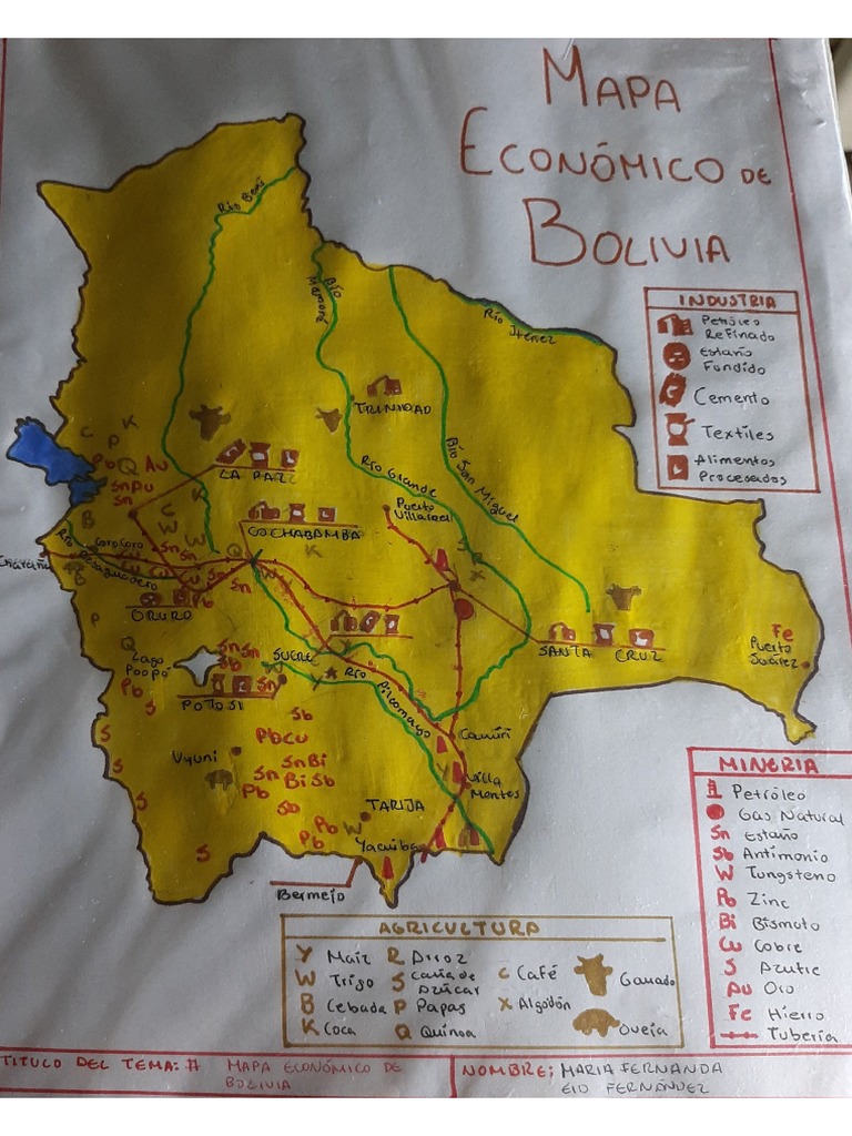 Mapa Económico de Bolivia | PDF