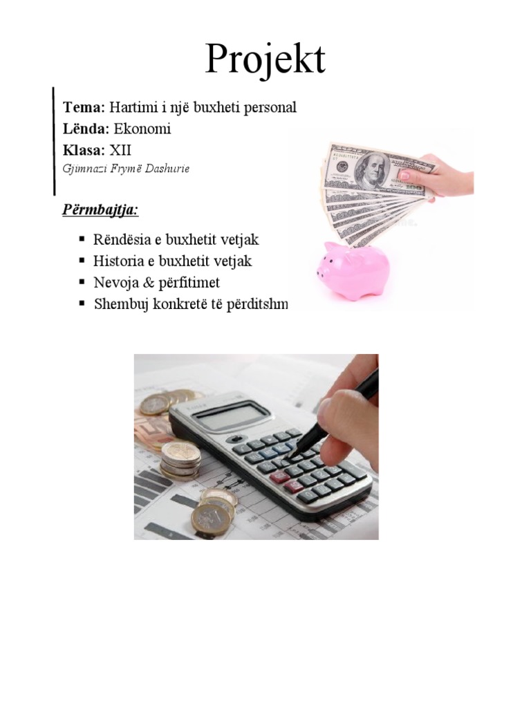 Buxheti Vetjak Ekonomi | PDF