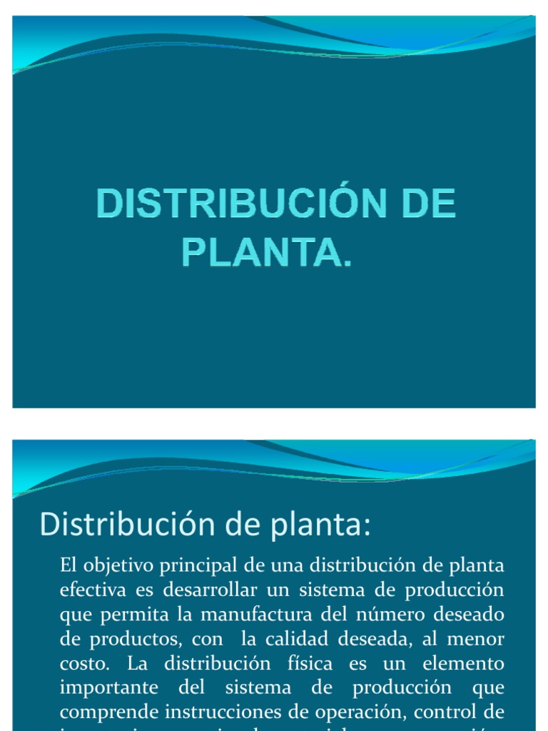 Distribucion en Planta Grupo No. 6 | PDF | Negocios