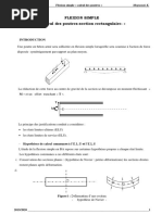 BA I - Chapitre 1 - Calcul de Sections en Béton Armé Soumises À La Flexion Simple | PDF | Béton ...