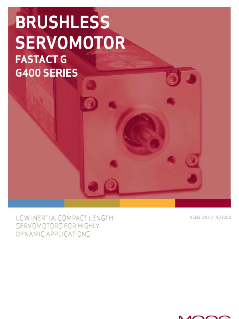 MOOG - FastAct G400 Series Brushless Servomotor Catalog | PDF ...