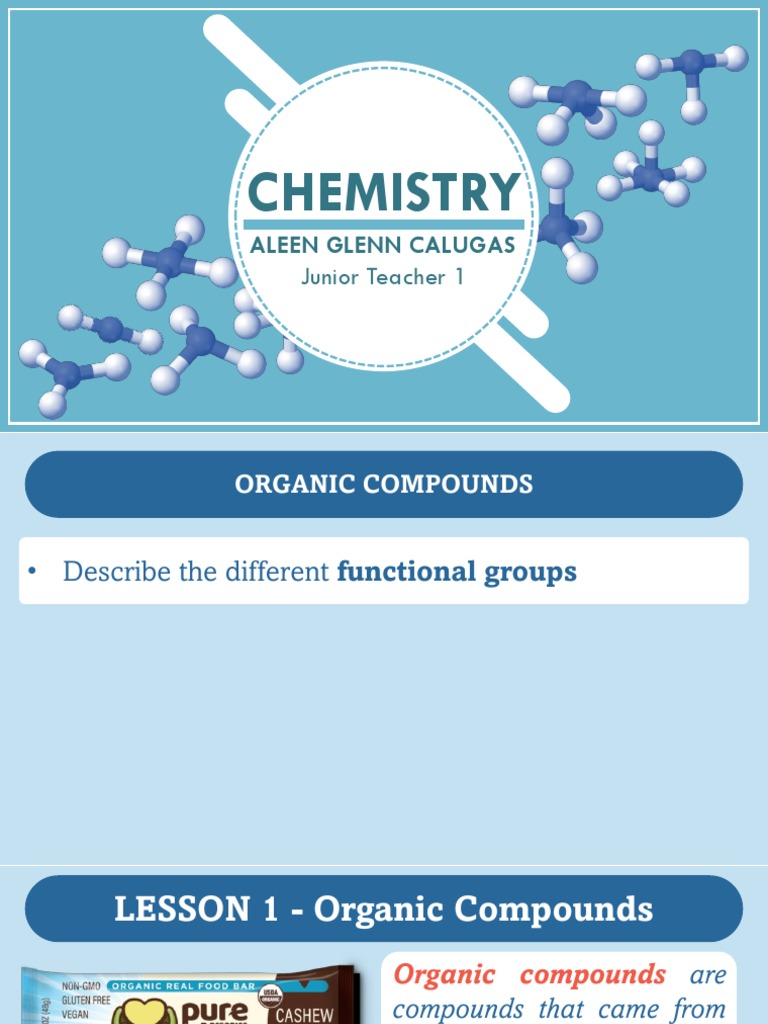 Organic Compounds | PDF | Functional Group | Alkane