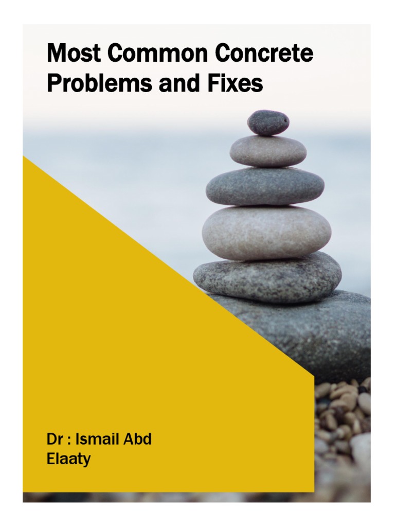 Most Common Concrete Problems and Fixes | PDF | Concrete | Building ...