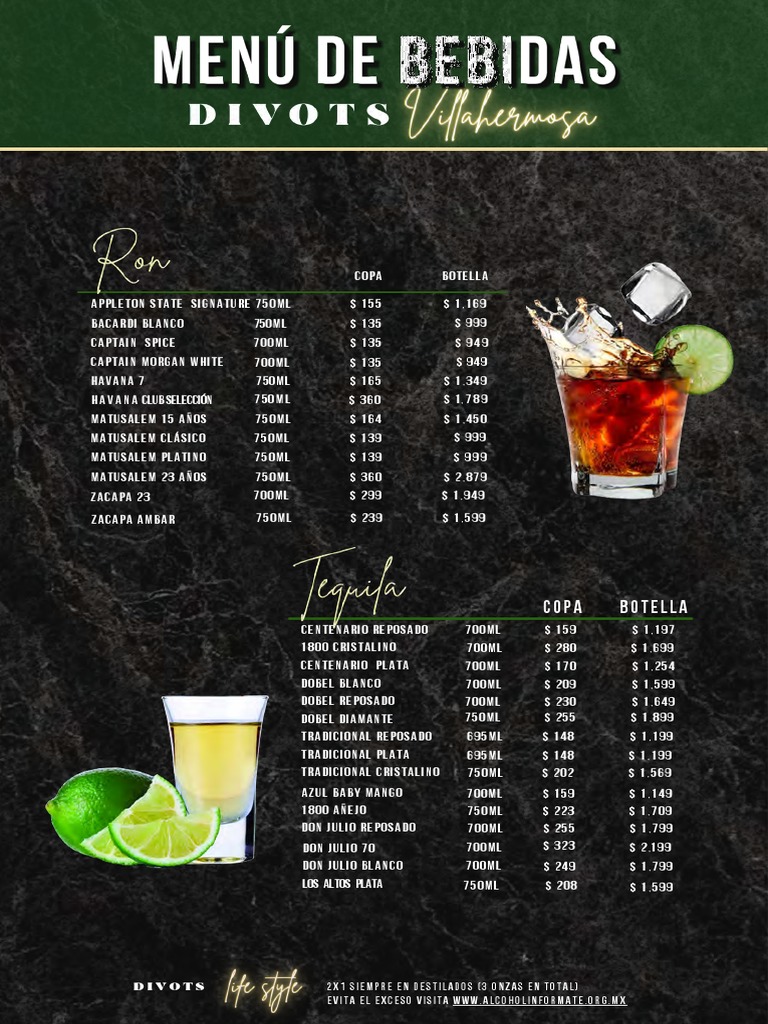 Precios de Bebidas y Destilados 750ml | PDF | Bebidas alcohólicas | Bebida