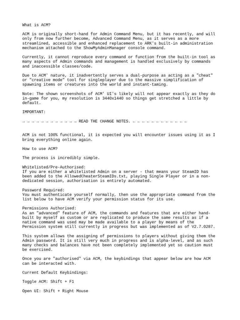 Acm Ark Survival | PDF | Information Technology Management | Computer ...