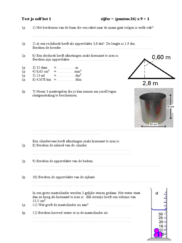HST 1 Test Je Zelf | PDF