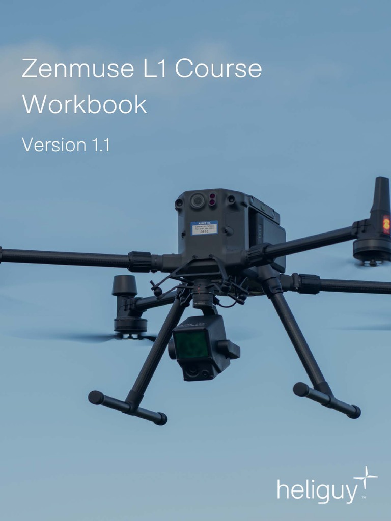 Zenmuse L1 Training Course Workbook | PDF | Lidar | Surveying