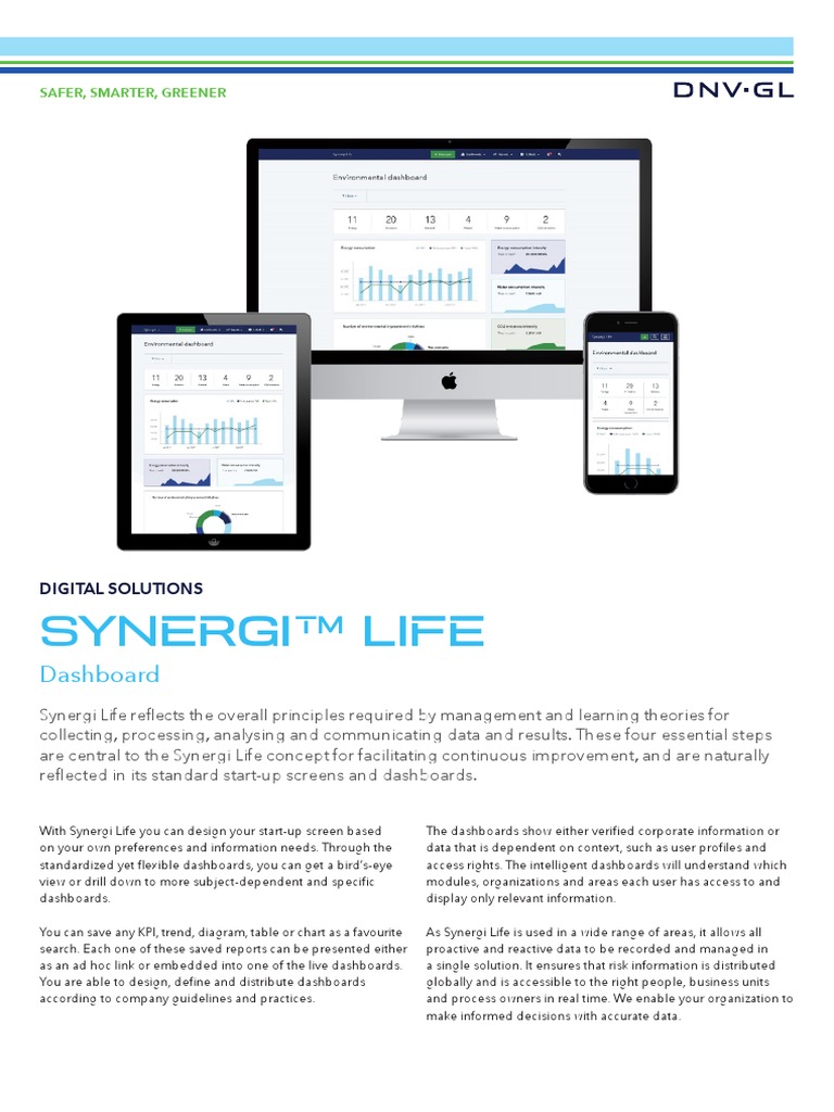 Synergi Life Dashboard Flier - tcm8 83219 | PDF | Information ...