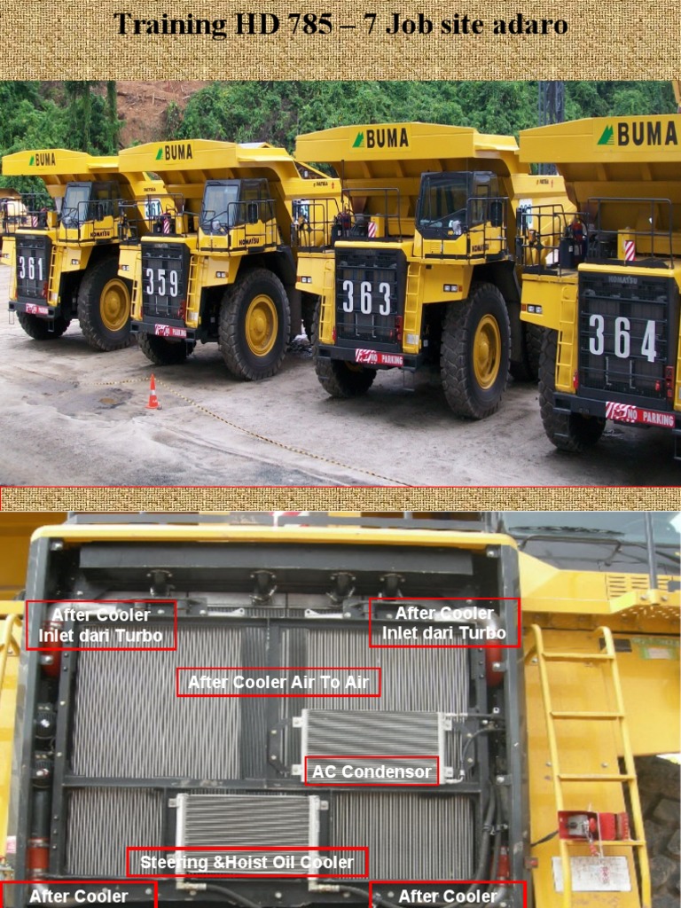 Komponen HD 785-7 | PDF | Diesel Engine | Pump