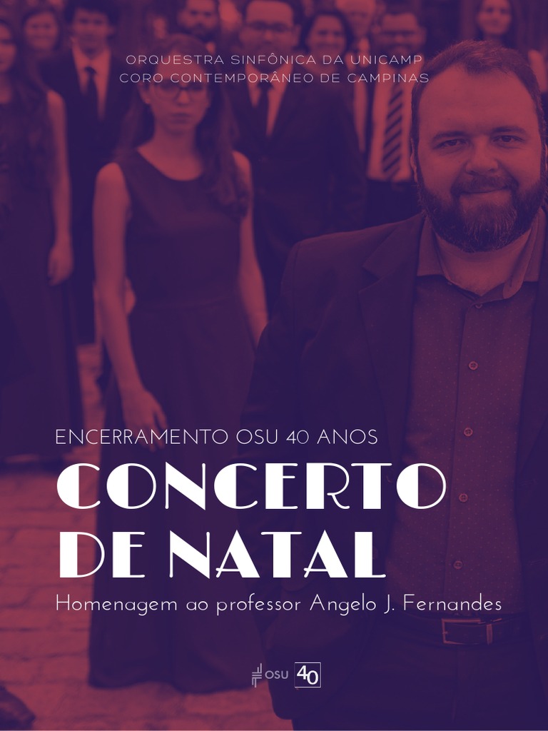 Concerto de Natal: Homenagem a Angelo Fernandes | PDF | Ópera | Coro