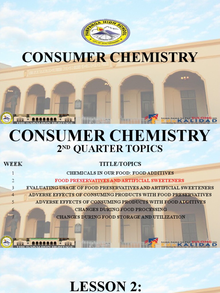 Q2 Week 2 Con Chem | PDF | Sugar Substitute | Antioxidant