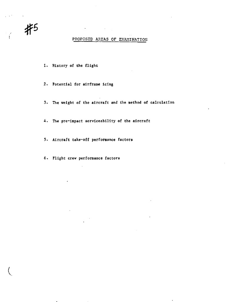 Examination of Influential Parties | PDF | Federal Aviation Administration | Takeoff
