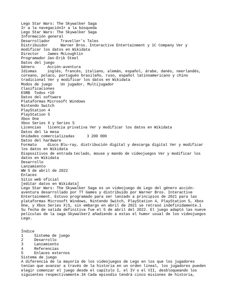 Lego Star Wars | PDF