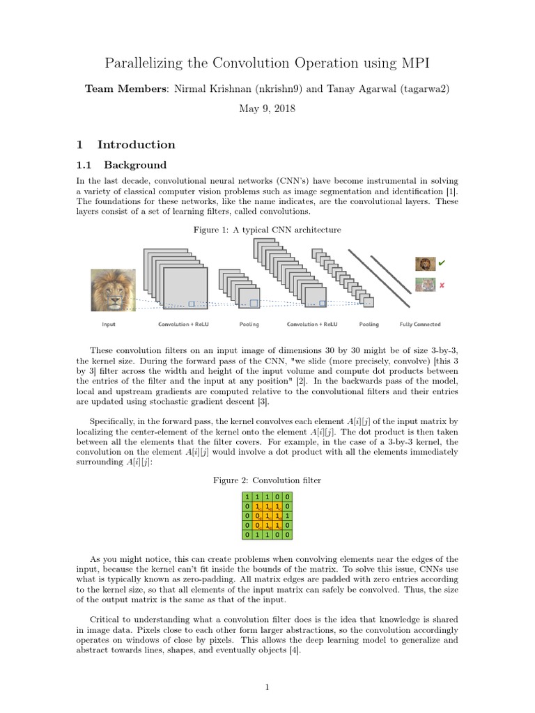 Writeup | PDF | Convolution | Parallel Computing