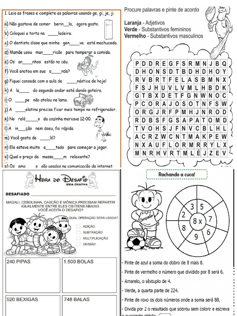 Atividades 4 Anoc | PDF