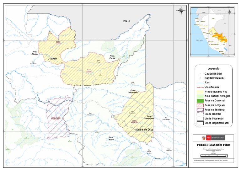 Mapa Pueblo Mashco Piro | PDF | Perú | América del Sur