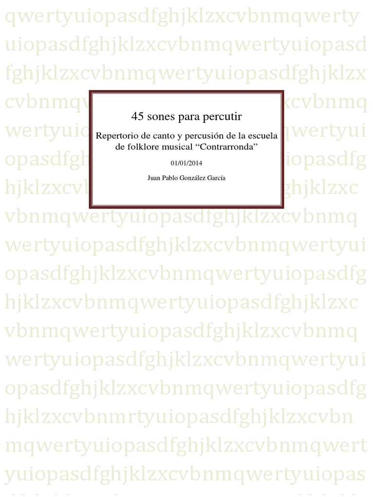 45-Sones | PDF | Ritmo | María, madre de Jesús