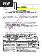 WAEC Food and Nutrition Practical Past Questions | PDF | Cooking | Sugar