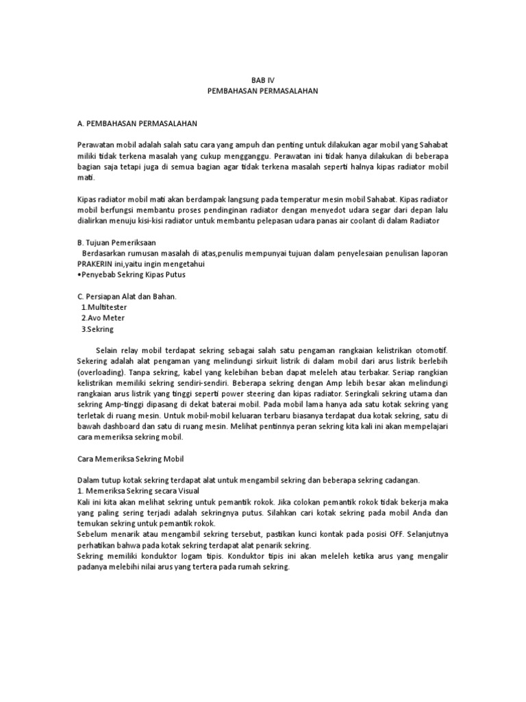 BAB 4 Pembahasan Masalah | PDF