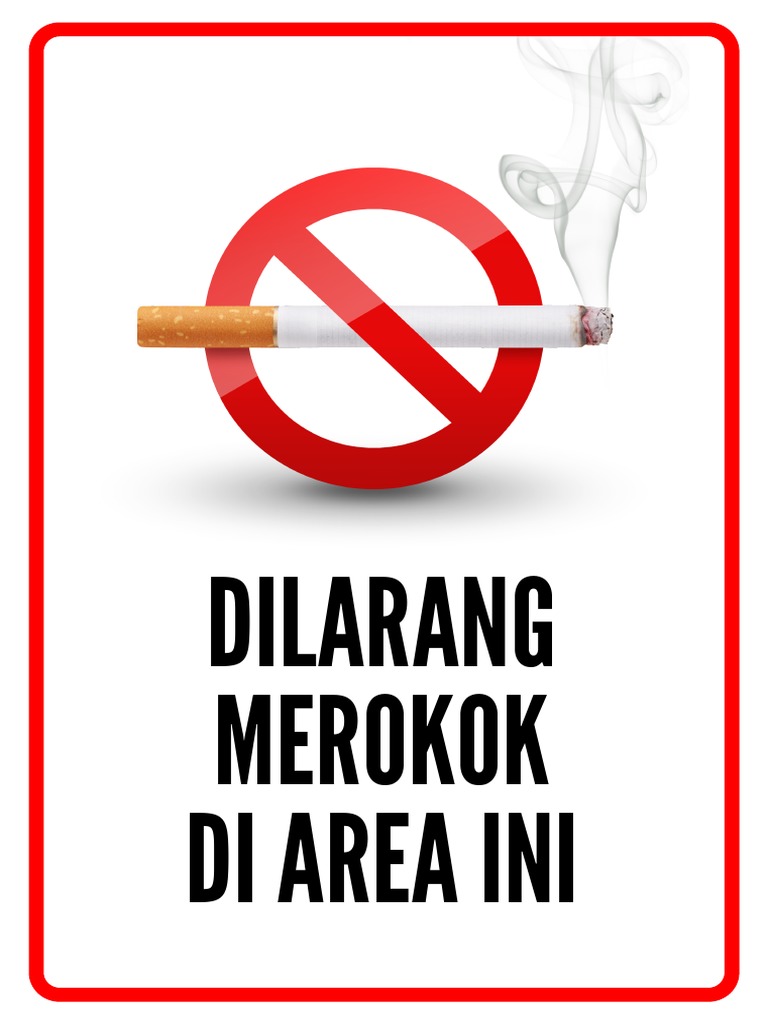 Aturan Larangan Merokok di Area Tertentu | PDF