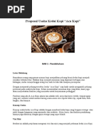 RAB-Bisnis - Coffee Shop Terbaru | PDF | Sains & Matematika